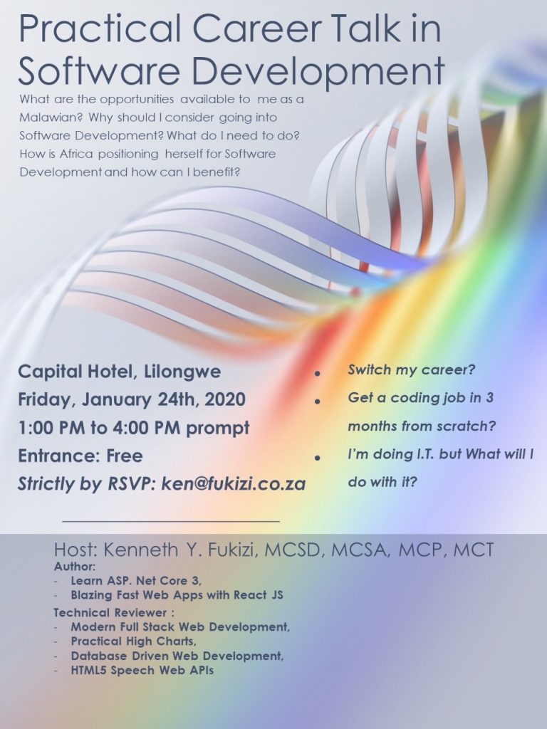 SA-based Malawian to have a career guidance talk in software ...