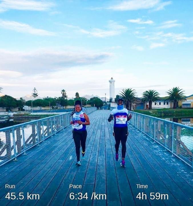 Malawian athlete Chitedze and her SA colleague complete their 45km ...
