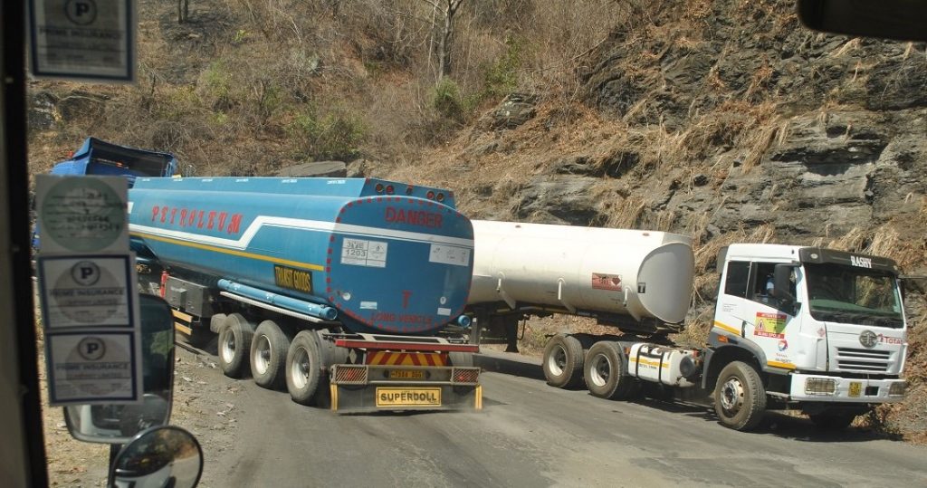 Pictorial focus on woes faced by truckers on Chipeta Road stretch ...