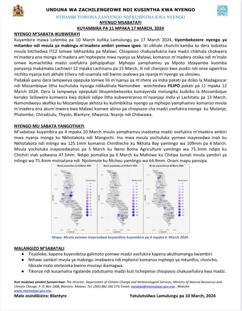 Low pressure weather system in Mozambique Channel develops into ...
