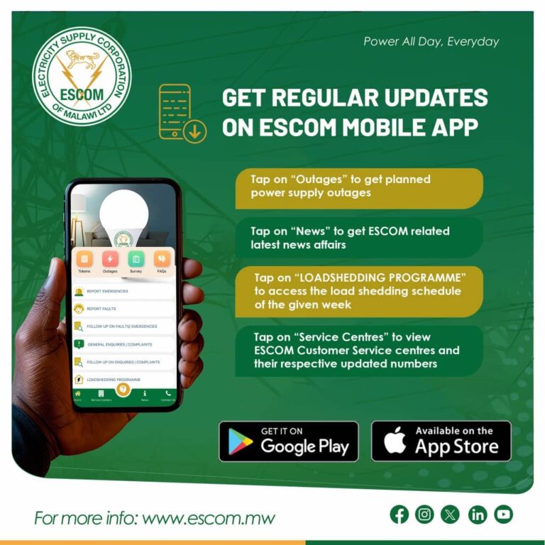 ESCOM advices customers whose pre-paid meters have not been upgraded on ...