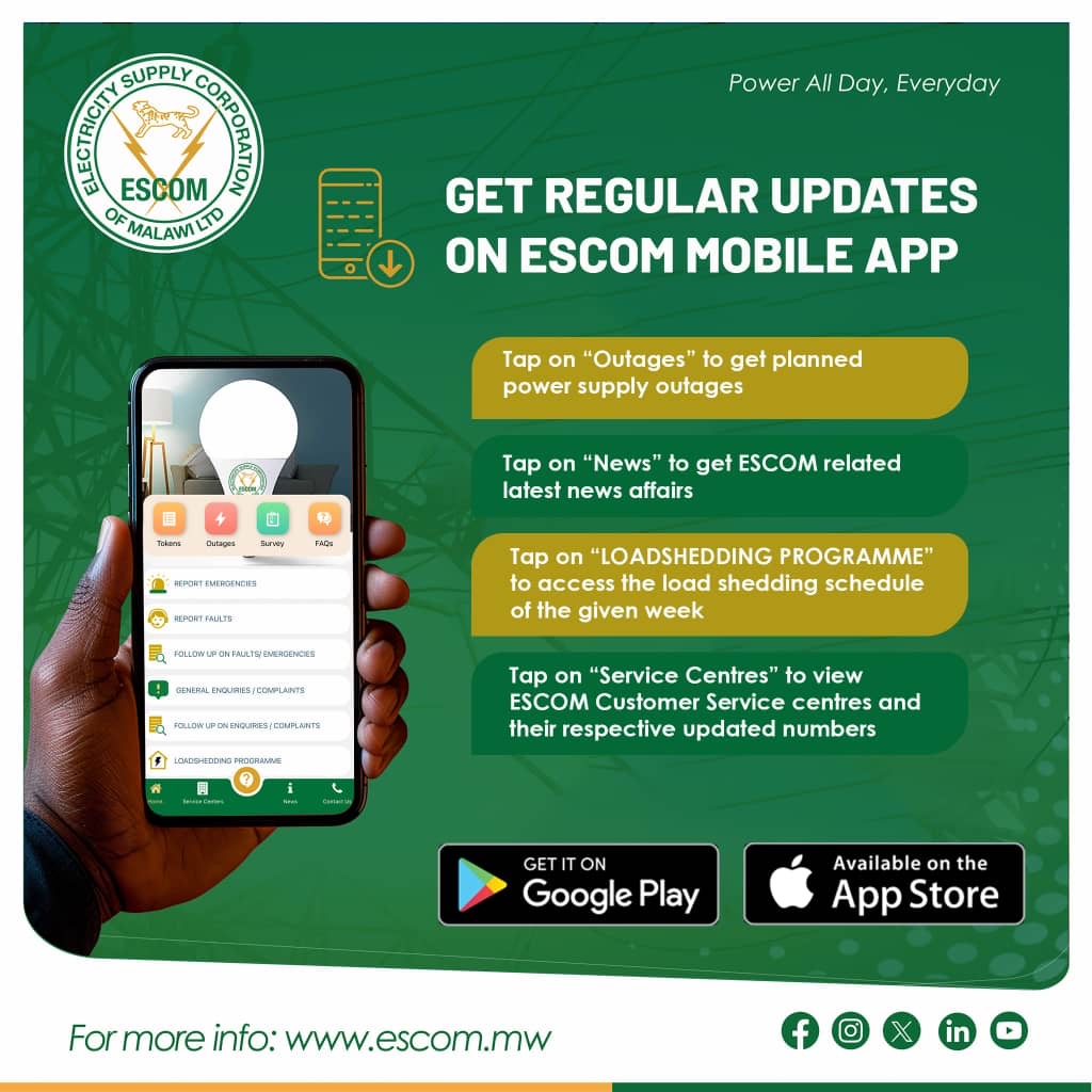 ESCOM advices customers whose pre-paid meters have not been upgraded on Token Identifier to buy ...