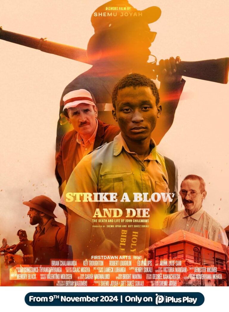 Shemu Joyah to premiere short film on Rev. John Chilembwe titled ‘Strike a Blow and Die ...