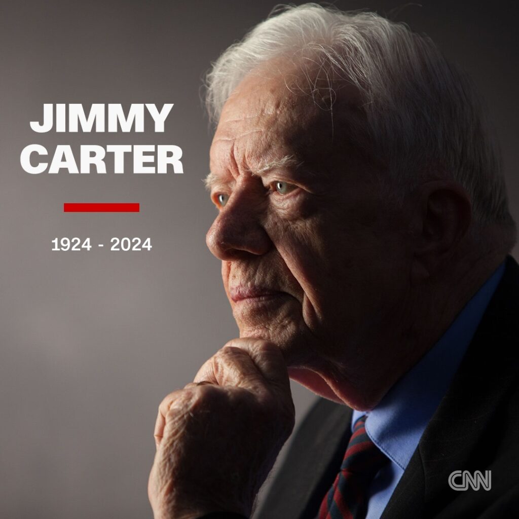 Former US President Jimmy Carter dies at 100; a one-term president who ...