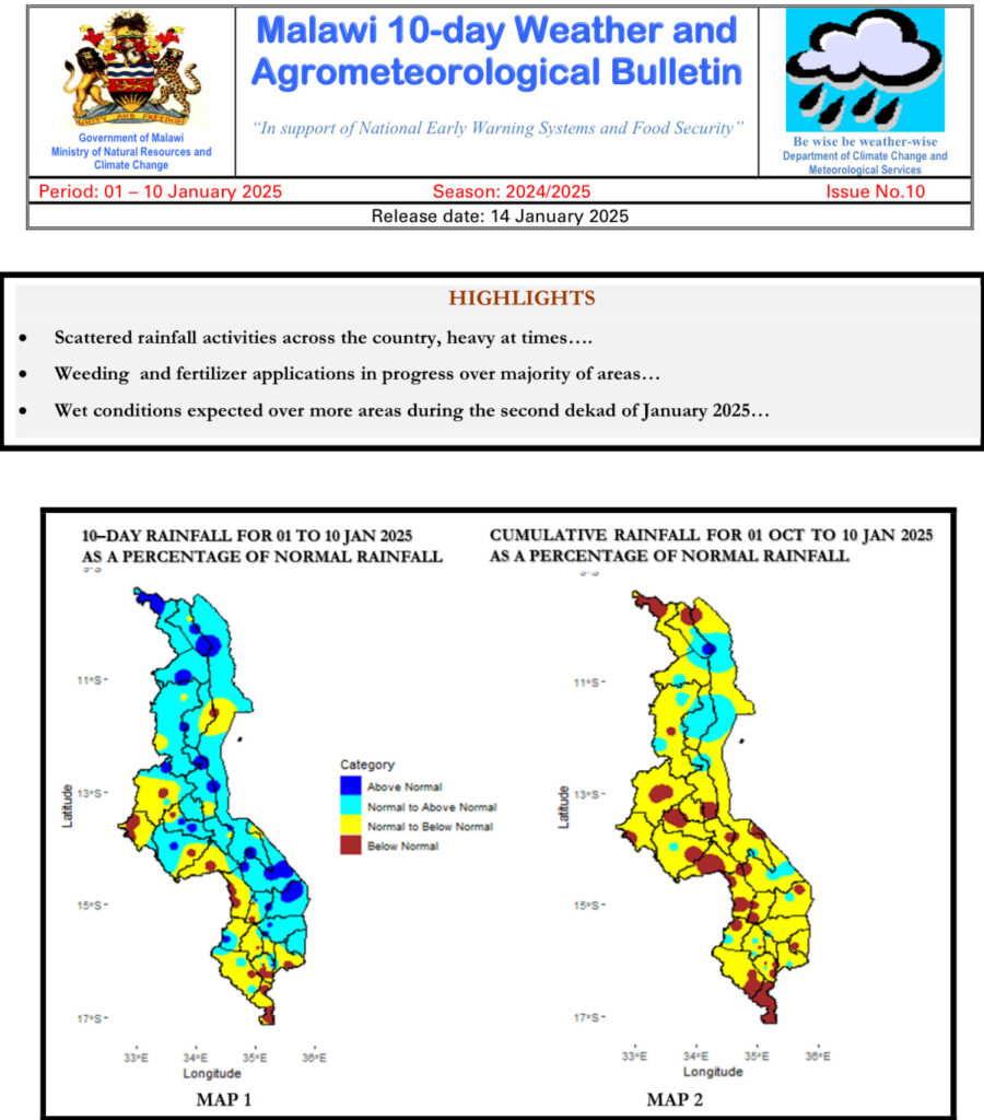 Cyclone Dikeledi expected to indirectly enhance Malawi weather ...
