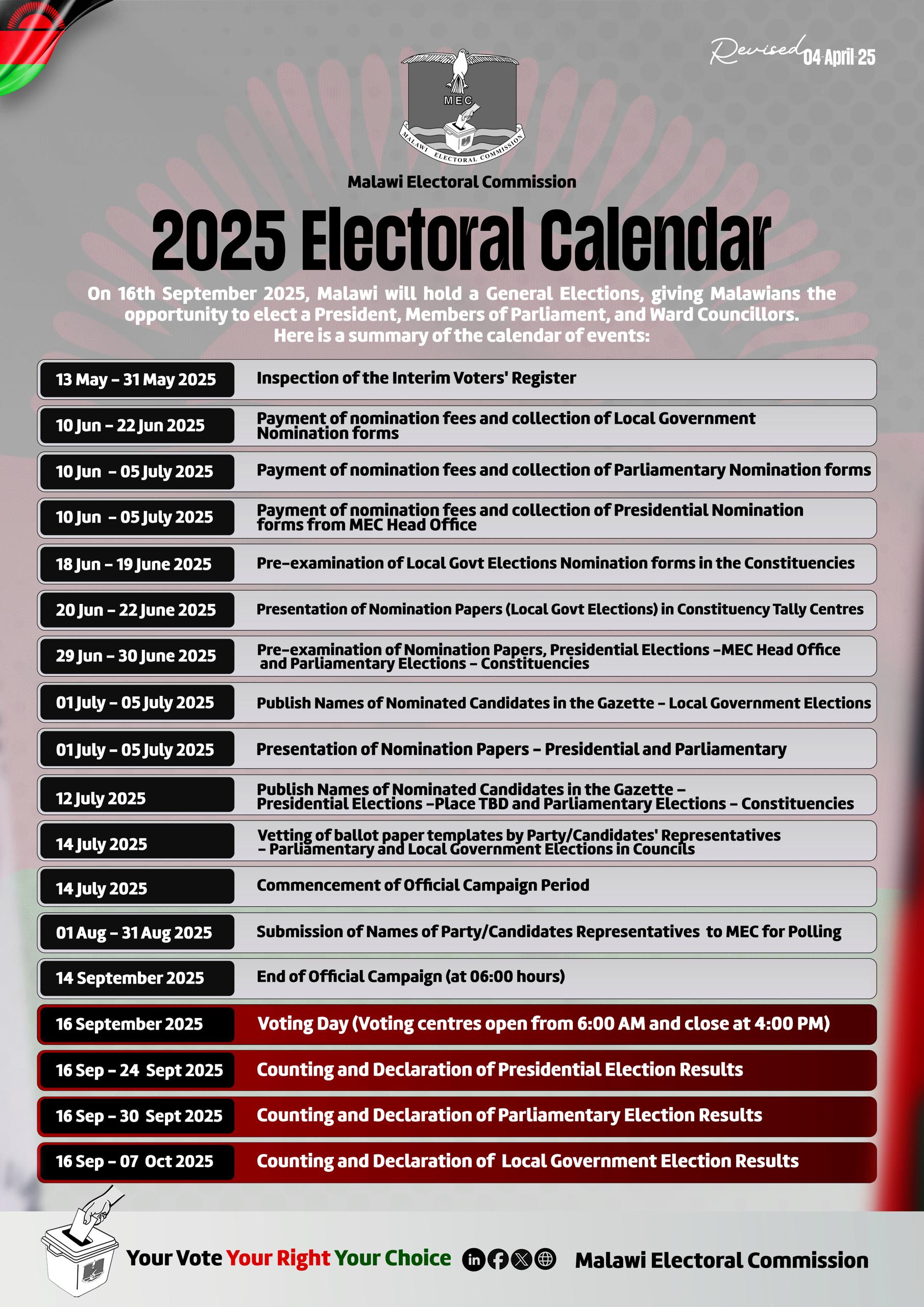 Parliament to be dissolved on July 23 after roll out of official ...