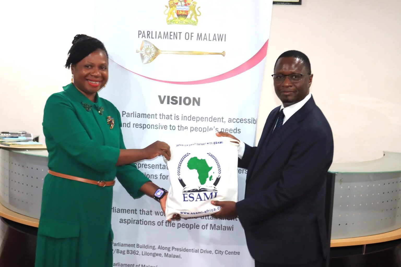 ESAMI reaffirms ties with Malawi Parliament – Maravi Express – Your ...